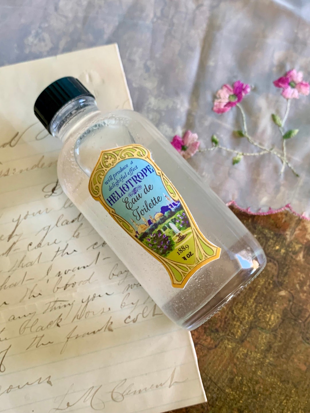 Heliotrope Toilette Water, 1889 Victorian Perfume, Vegan, Natural ...