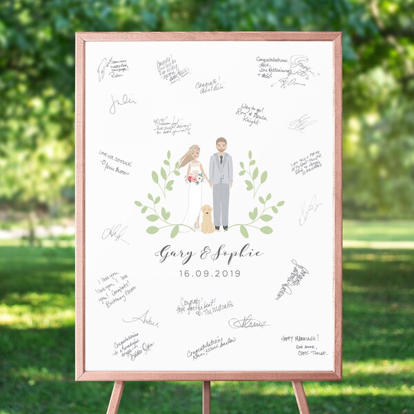 Guest Book Poster - Etsy