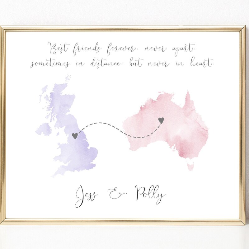 Best Friend Long Distance - Etsy