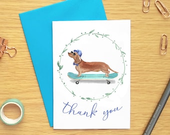 Dog thank you note | Etsy