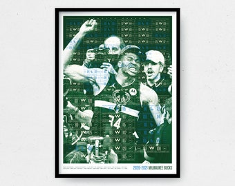 Milwaukee Bucks Poster - Etsy