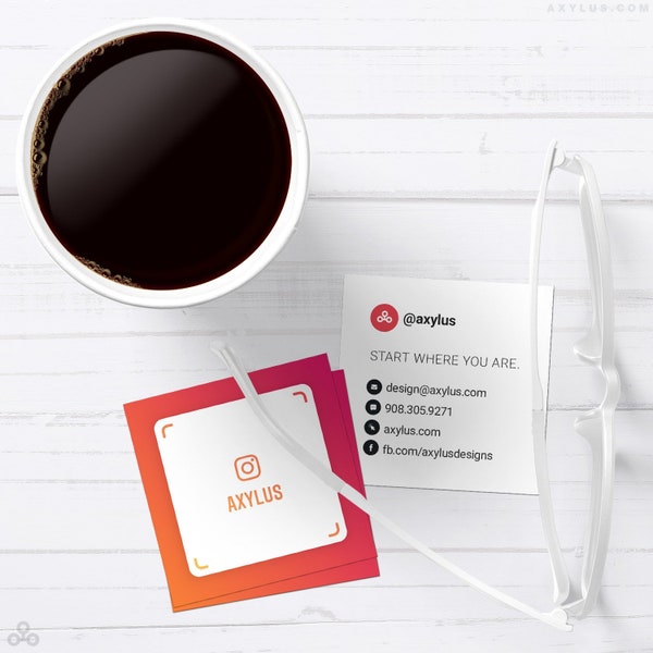 2x2 Business Cards - Etsy