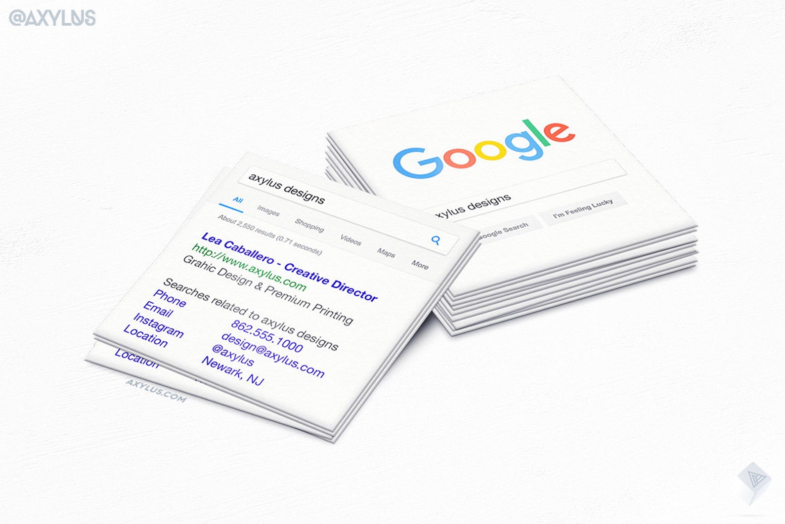 Google Business Cards Square Mini Cards SEO Marketing - Etsy