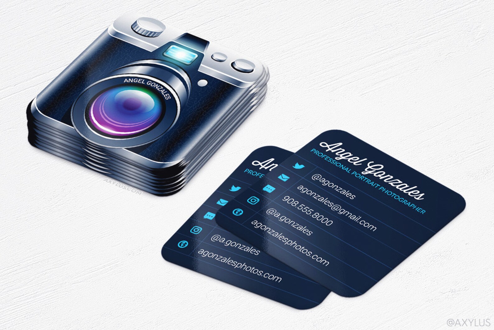 Mini Camera Photographer Business Cards Photographer - Etsy