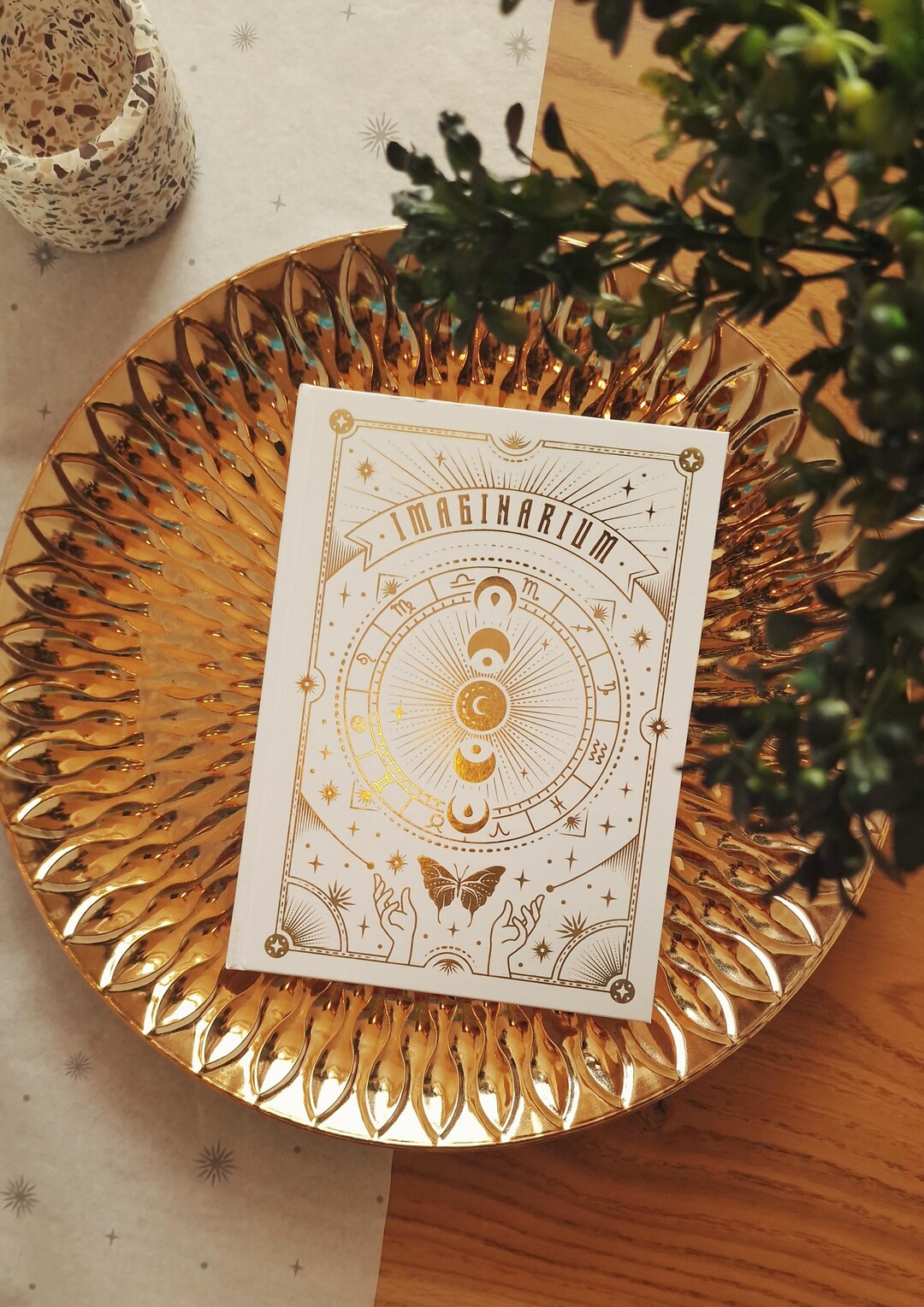 Dotted Hardcover Journal Magical Cover Metallic Foil Journal Esoteric ...