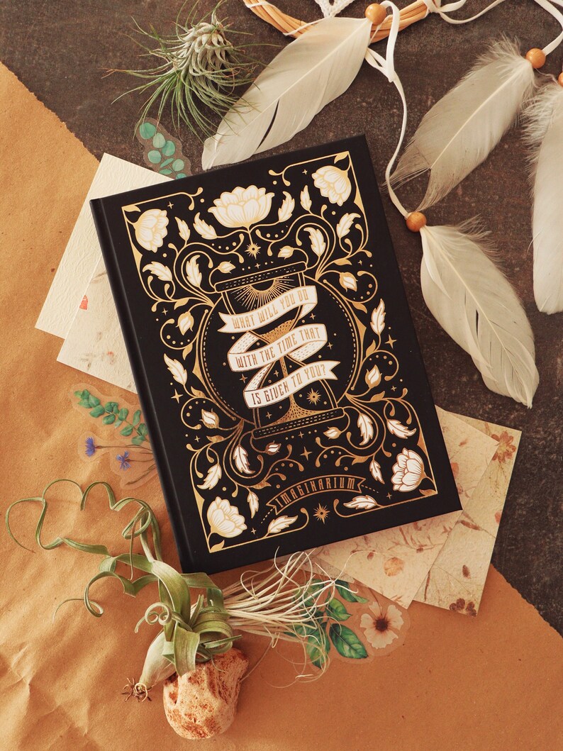 Hardcover Planner Magical Cover Metallic Foil Planner Esoteric Design ...