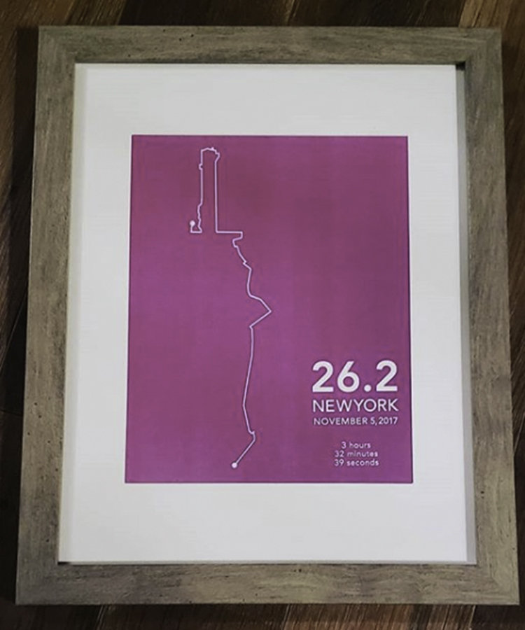 Runner Maps for a 5K 10K Half Marathon or Full Marathon - Etsy