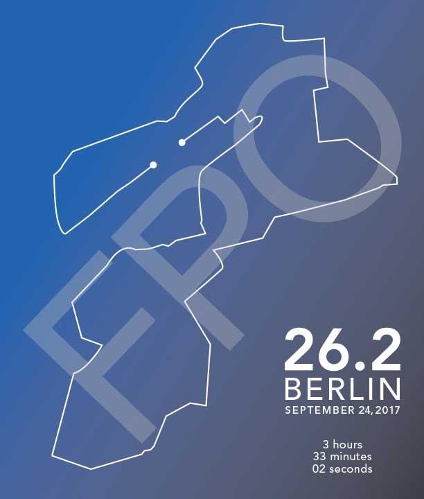 Runner Maps for a 5K 10K Half Marathon or Full Marathon | Etsy