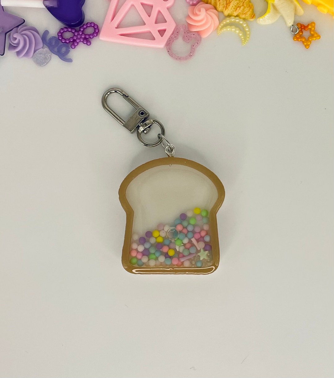 Fairy Bread Kawaii Pastel Keychain - Etsy