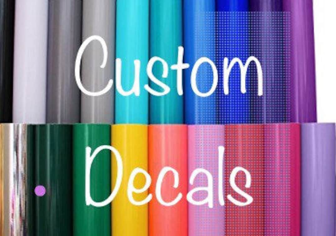 Custom Vinyl Decals, Decals, Vinyl Decals - Etsy