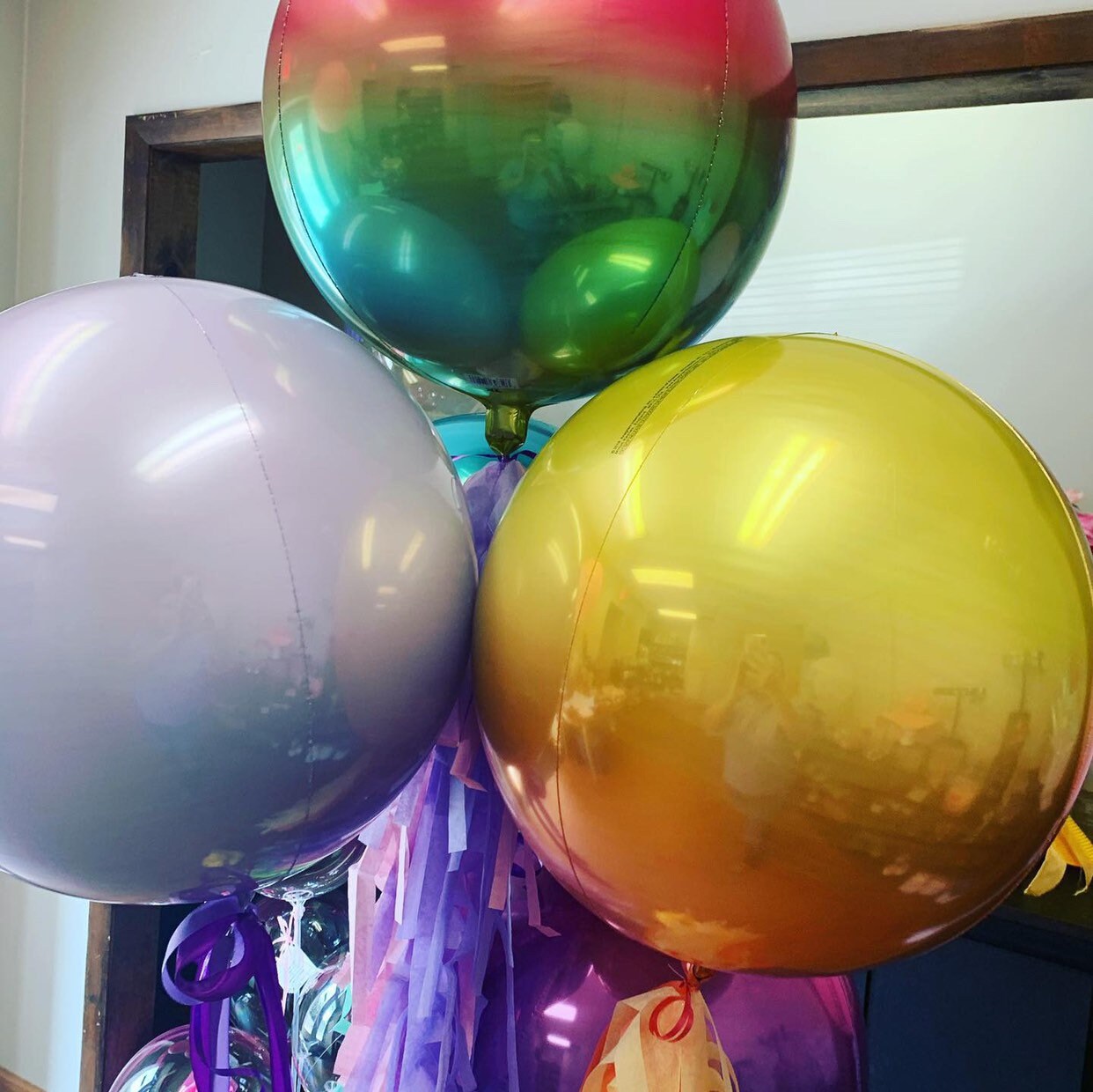 16 round ombre foil balloon party balloons party | Etsy