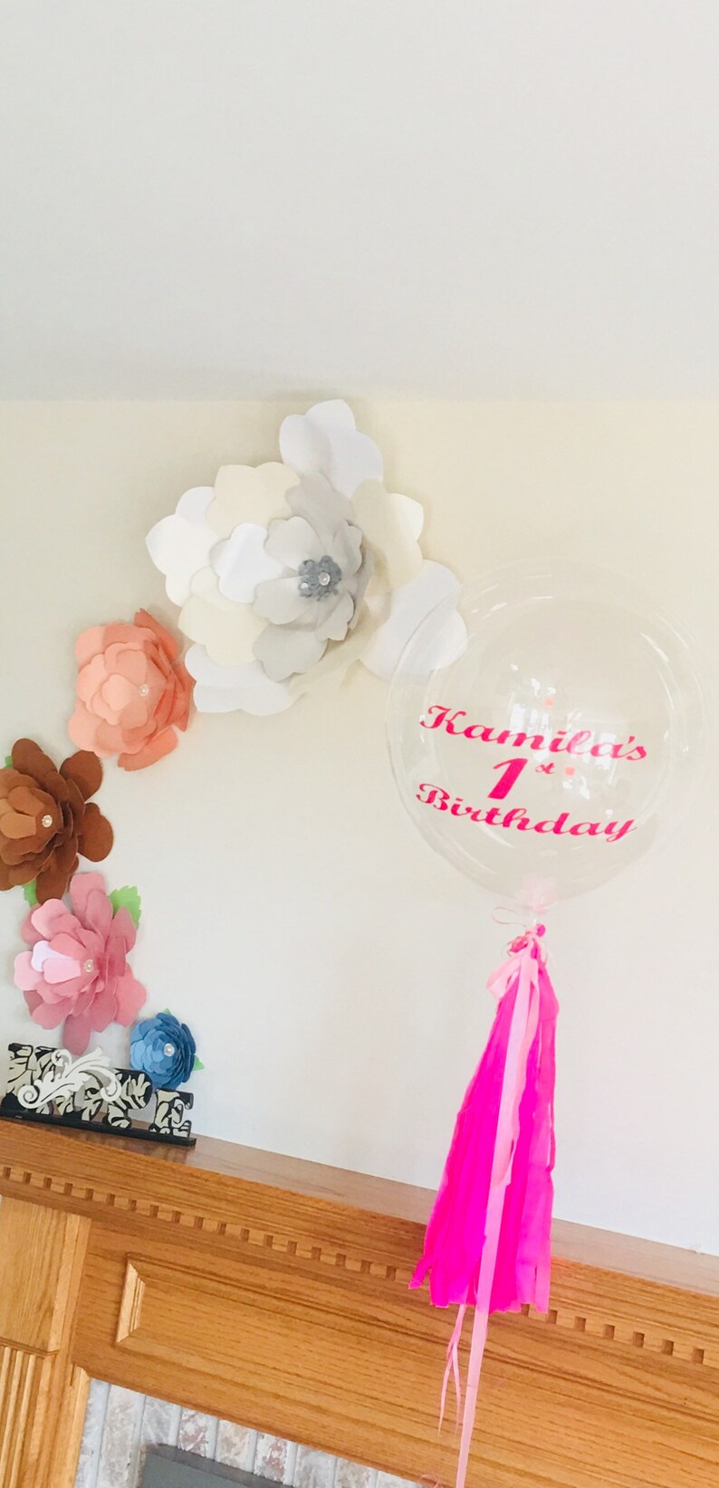 24 30 or 36 Inch Personalized Balloon Custom Clear Balloon | Etsy