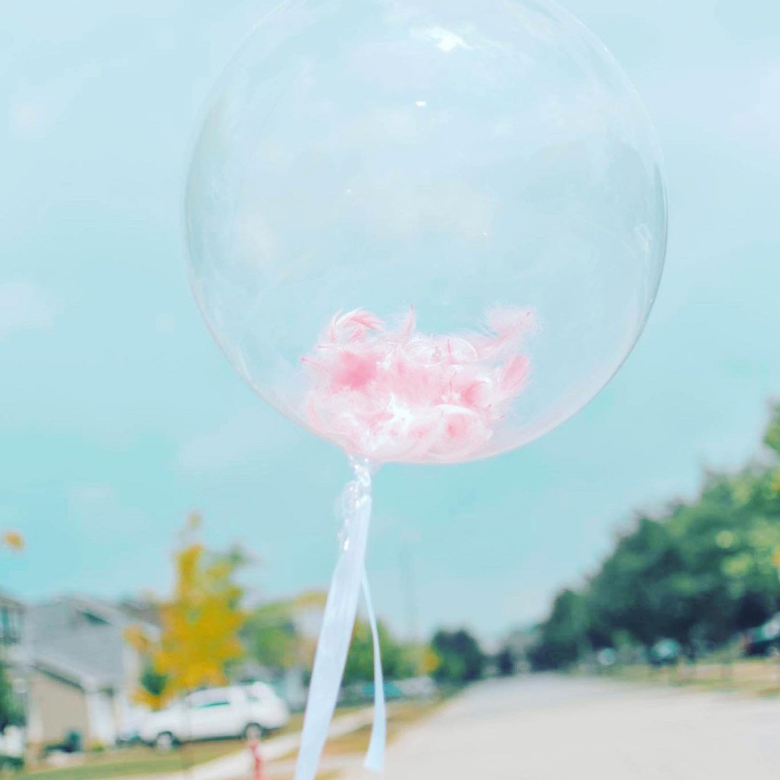 24" Ultra Clear Round Balloons Only. 3 Pack. No Tassels or Decorations ...