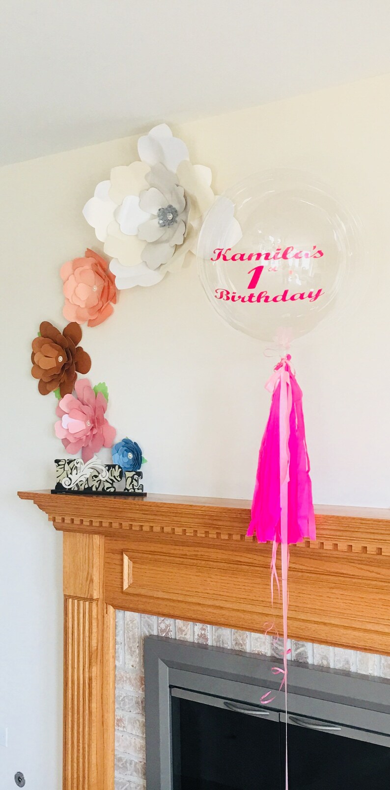 24 30 or 36 Inch Personalized Balloon Custom Clear Balloon | Etsy