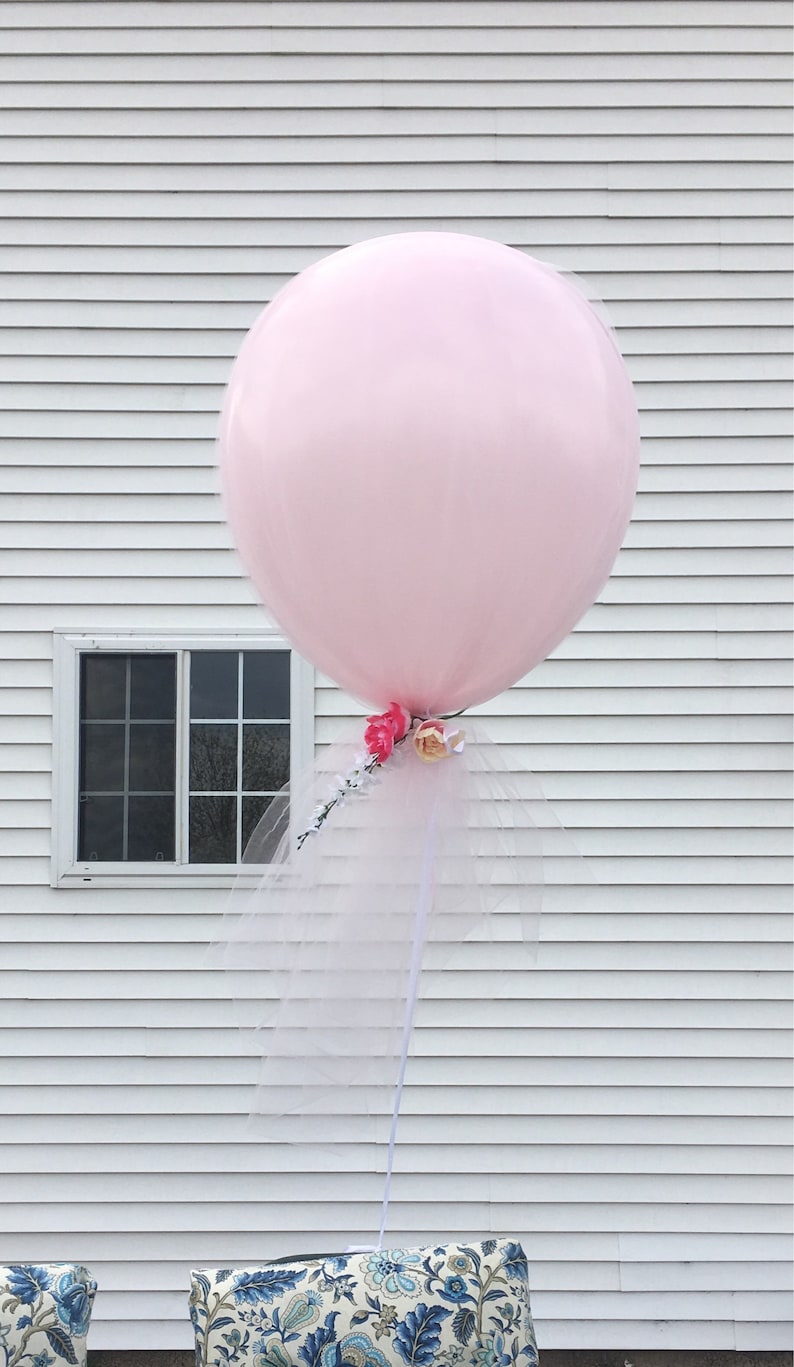 DIY TULLE BALLOON Kit 36 Oval Balloon for All Occasions | Etsy