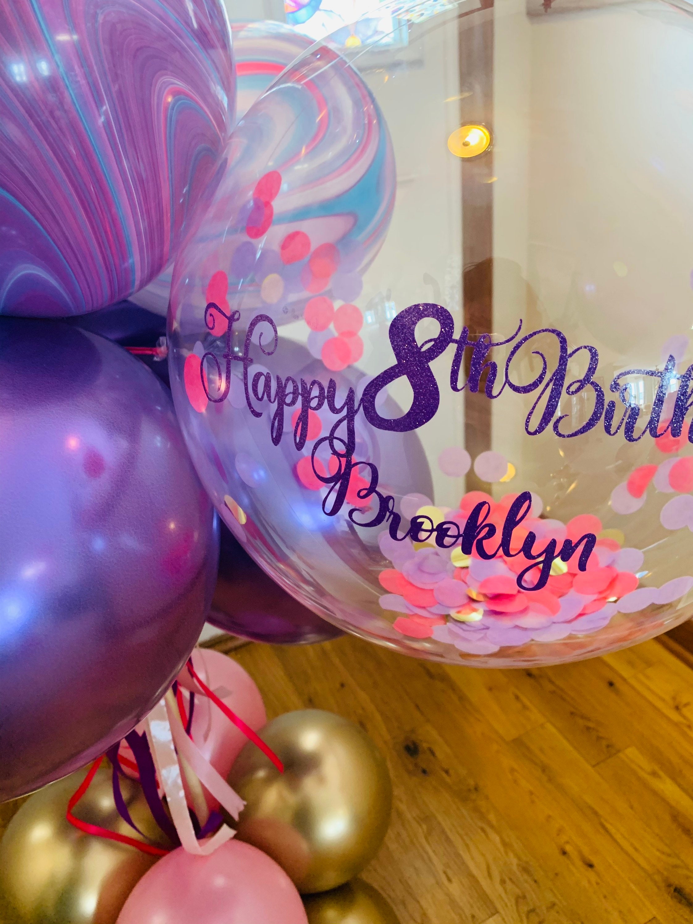 DIY 24 30 36 Inch Personalized Clear Balloon Custom Clear | Etsy