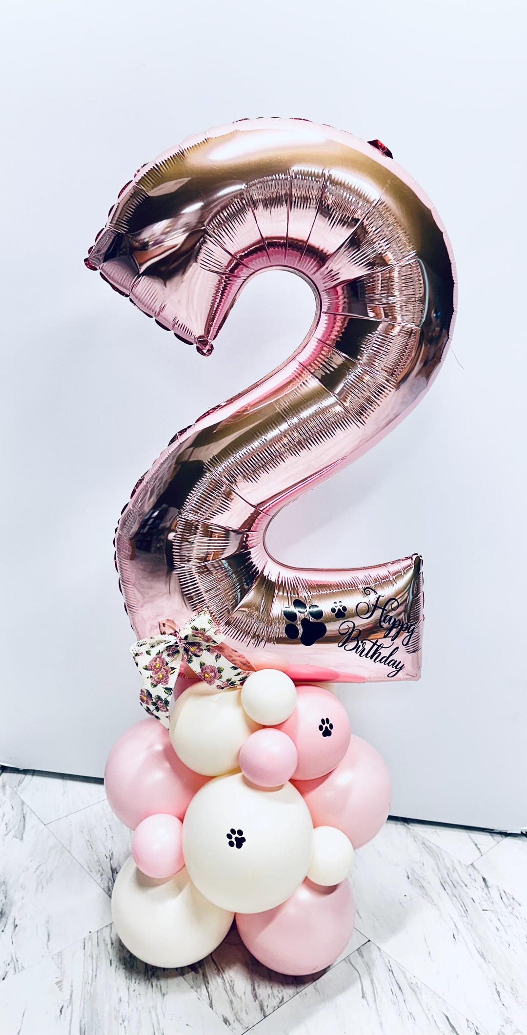 Balloon Number, Mylar 34" Number Balloons, Balloon Bouquet, Gold ...