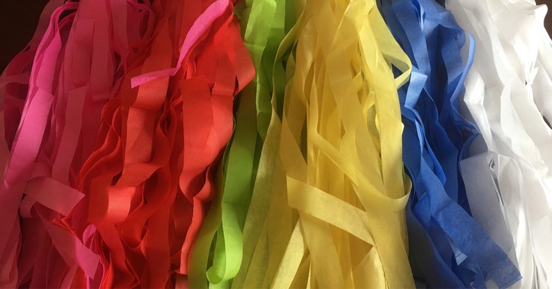 20" Balloon Tassel, Tissue Tassel, 3 Ready to Go Tassels per Pack. - Etsy