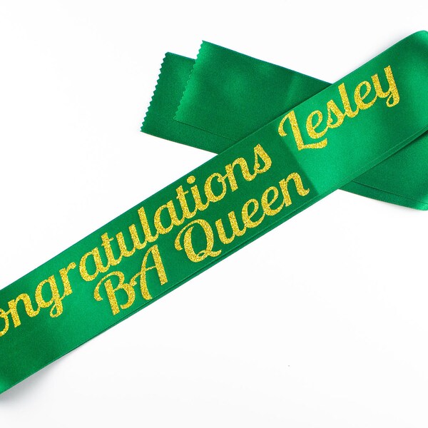 Graduation Sash - Etsy