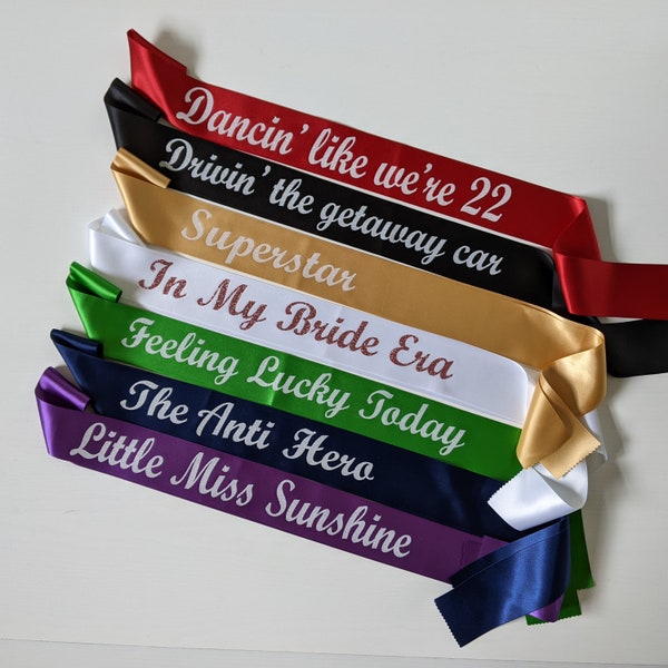 Pageant Sash Fonts - Etsy