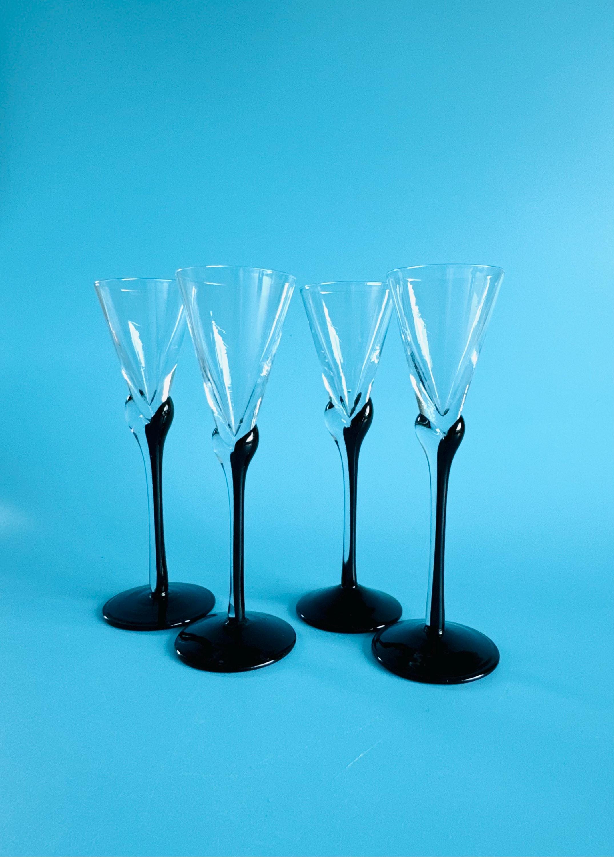 Set of 4 Vintage French Sherry Glasses - Etsy UK
