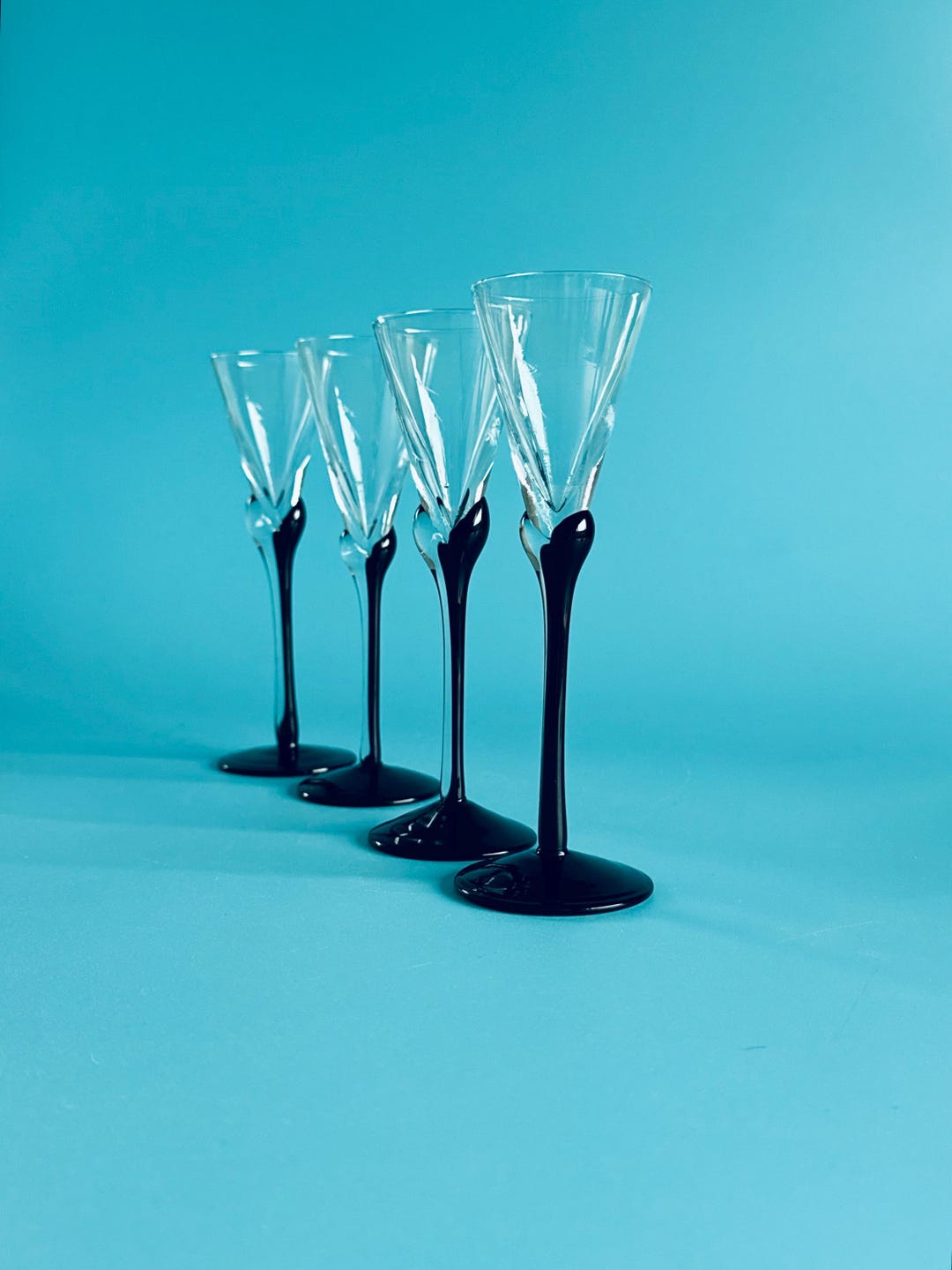 Set of 4 Vintage French Sherry Glasses - Etsy UK