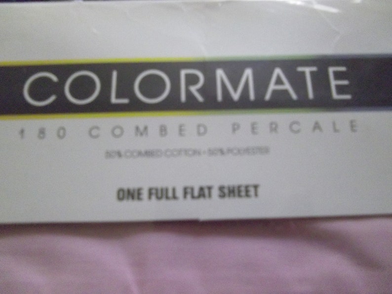 Vintage Colormate Full Flat Sheet, Mauve Pink, Sears Brand - Etsy
