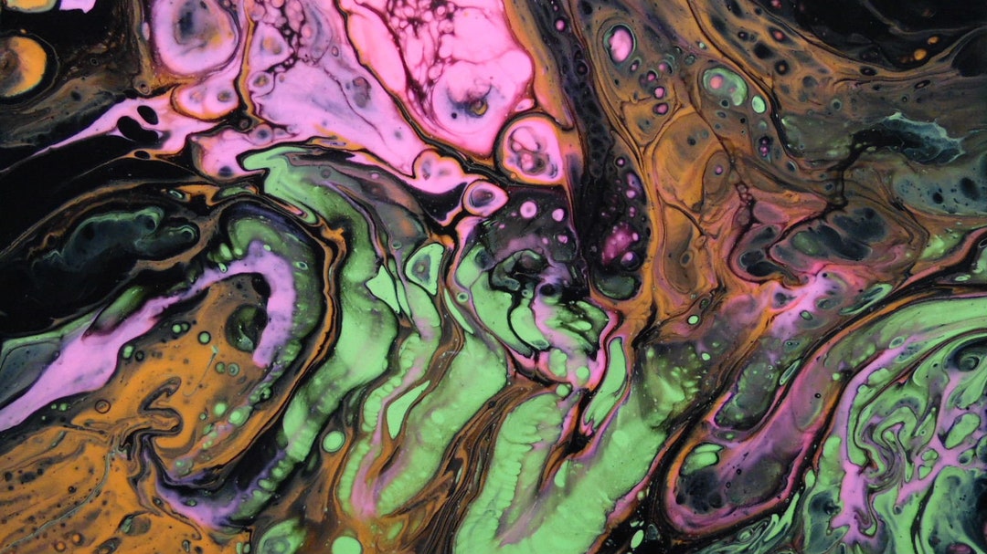 Acrylic Pour Backgrounds Bundle - 70 Images - Etsy