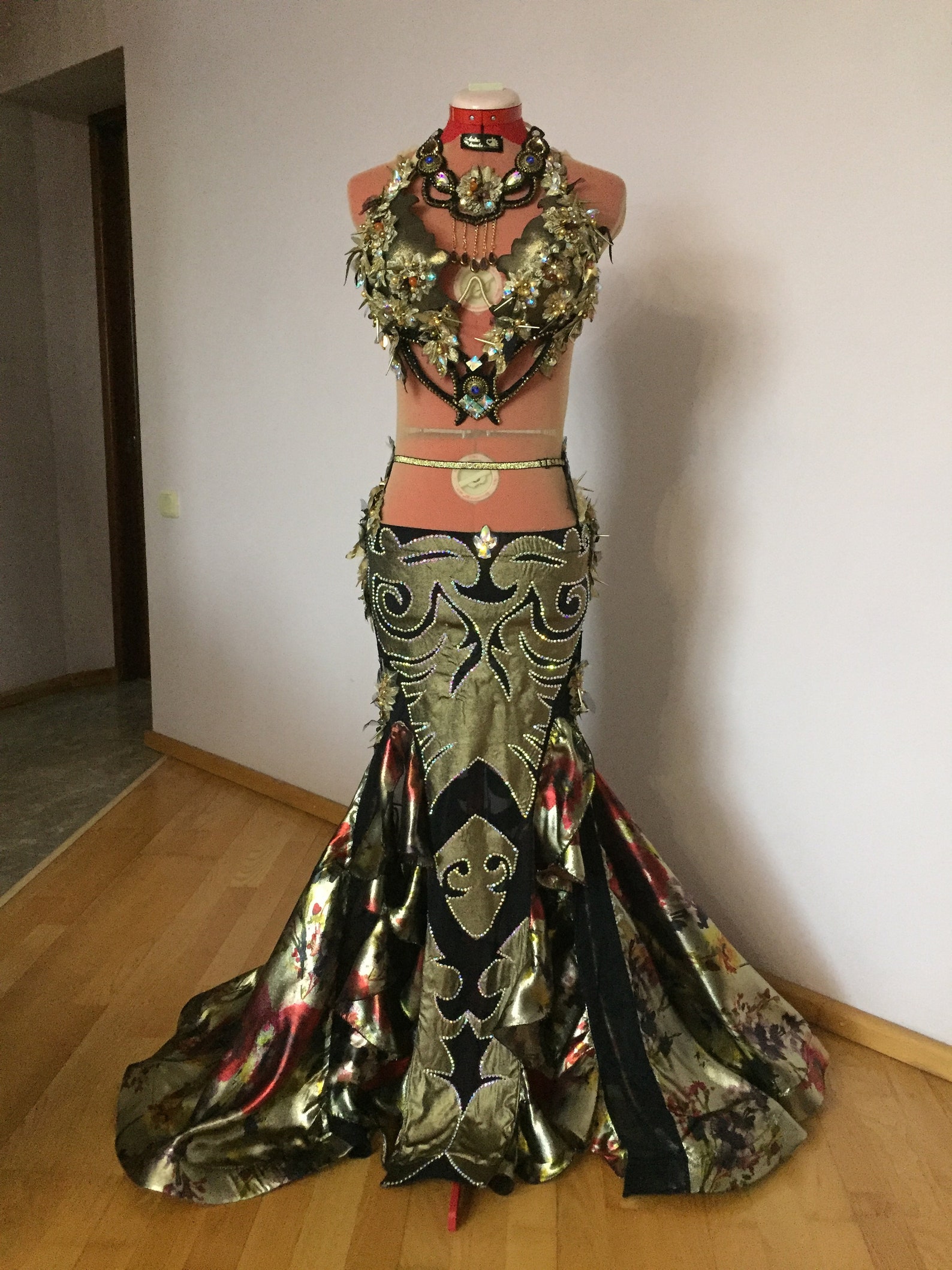 Вelly Dance, Arabic Dance, Egyptian Dance Costume, "gold - Antique." - Etsy