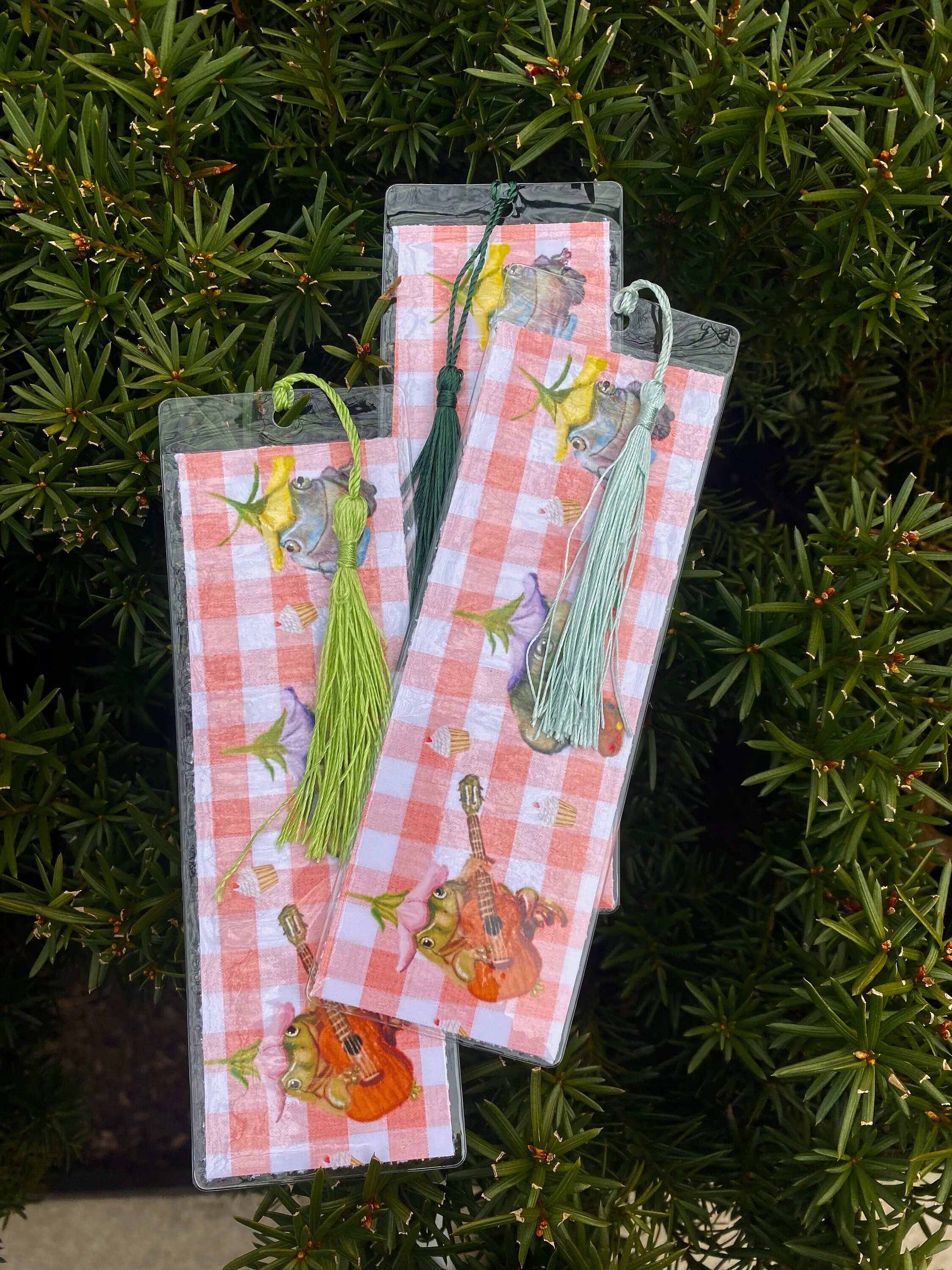 Frog Bookmark, Cottagecore Bookmark, Frog Stationary, Frog & Toad, Cute ...