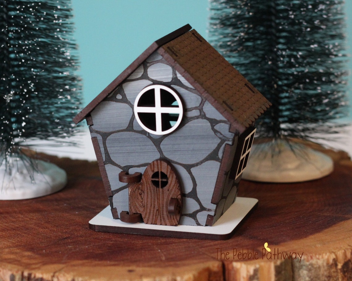 Stone Look Tiny Home for Itty Bitty Gnome Miniature House - Etsy