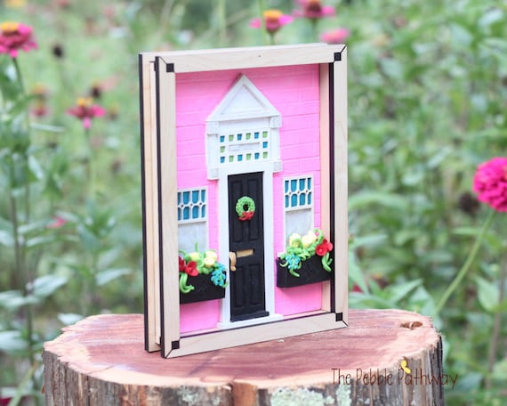 Whimsical Front Door 3 Dimensional Picture Framed Artwork - Etsy