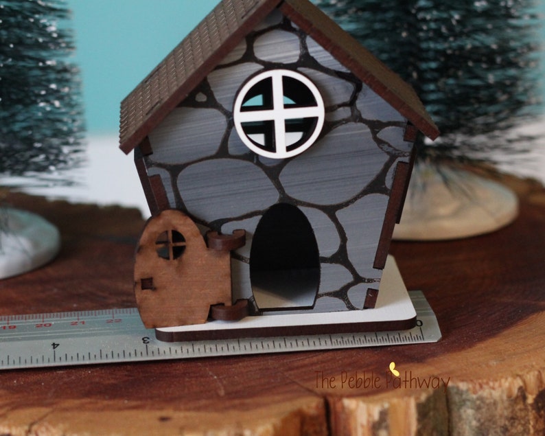 Stone Look Tiny Home for Itty Bitty Gnome Miniature House - Etsy
