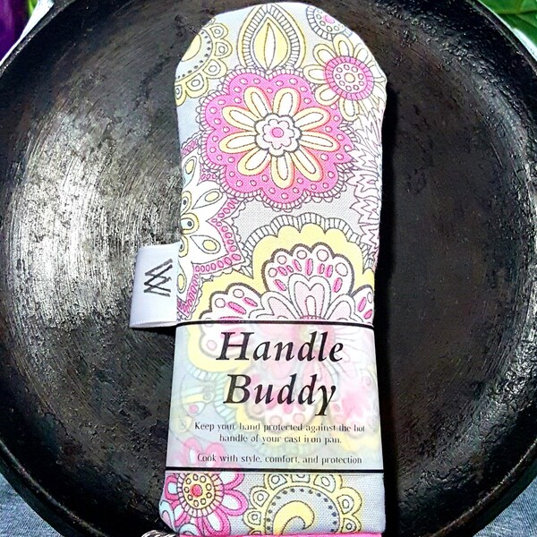 Handle Buddy Cast Iron Cookware Handle Cover - Etsy