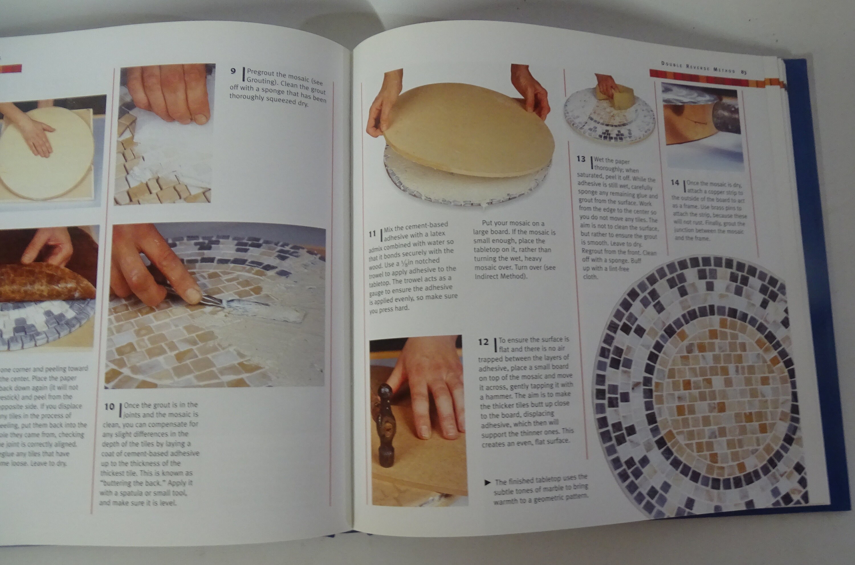 2 Books the Encyclopedia of Mosaic Techniques Hard Bound & Mosaics ...