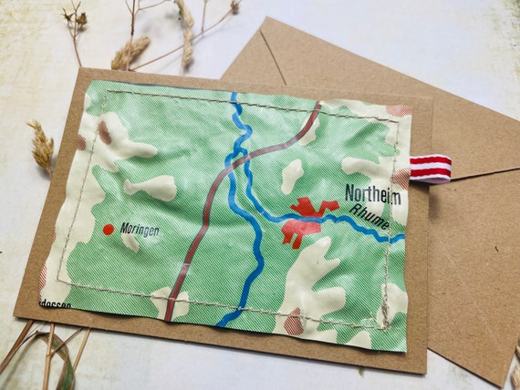 Map Upcycling Map - Etsy