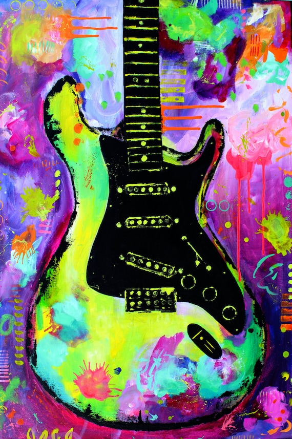 Electric Guitar Paint Designs