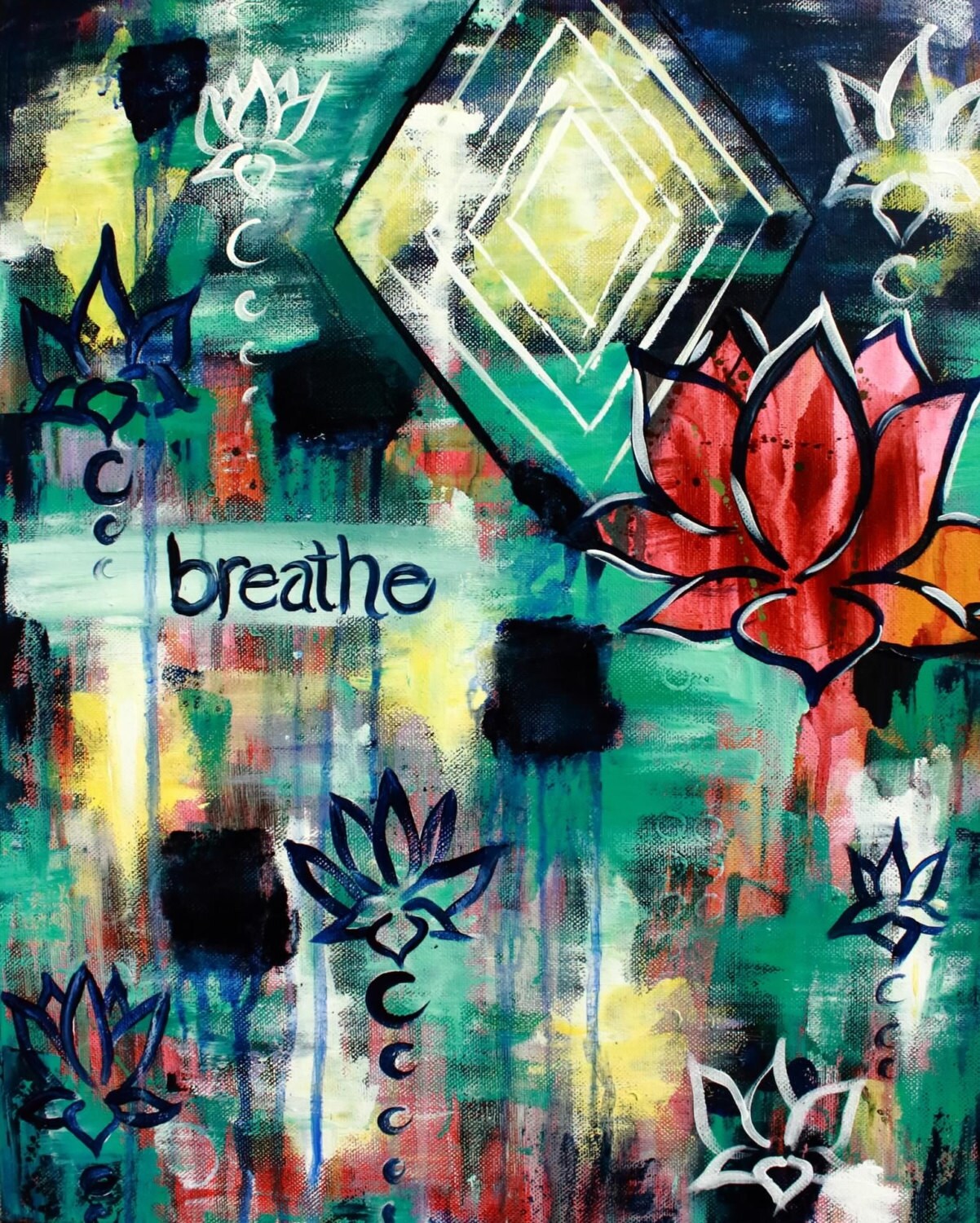 Breathe PRINT - Etsy