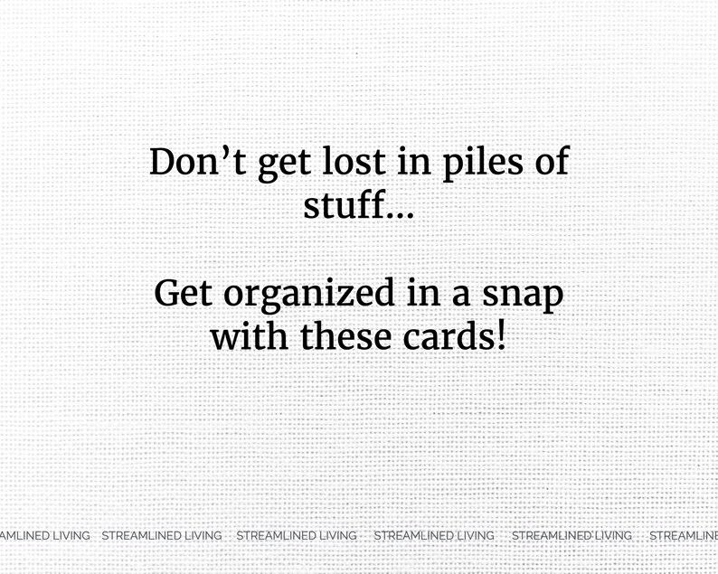 Decluttering and Sorting Signs for Home Organizing, 9 Unique Signs ...