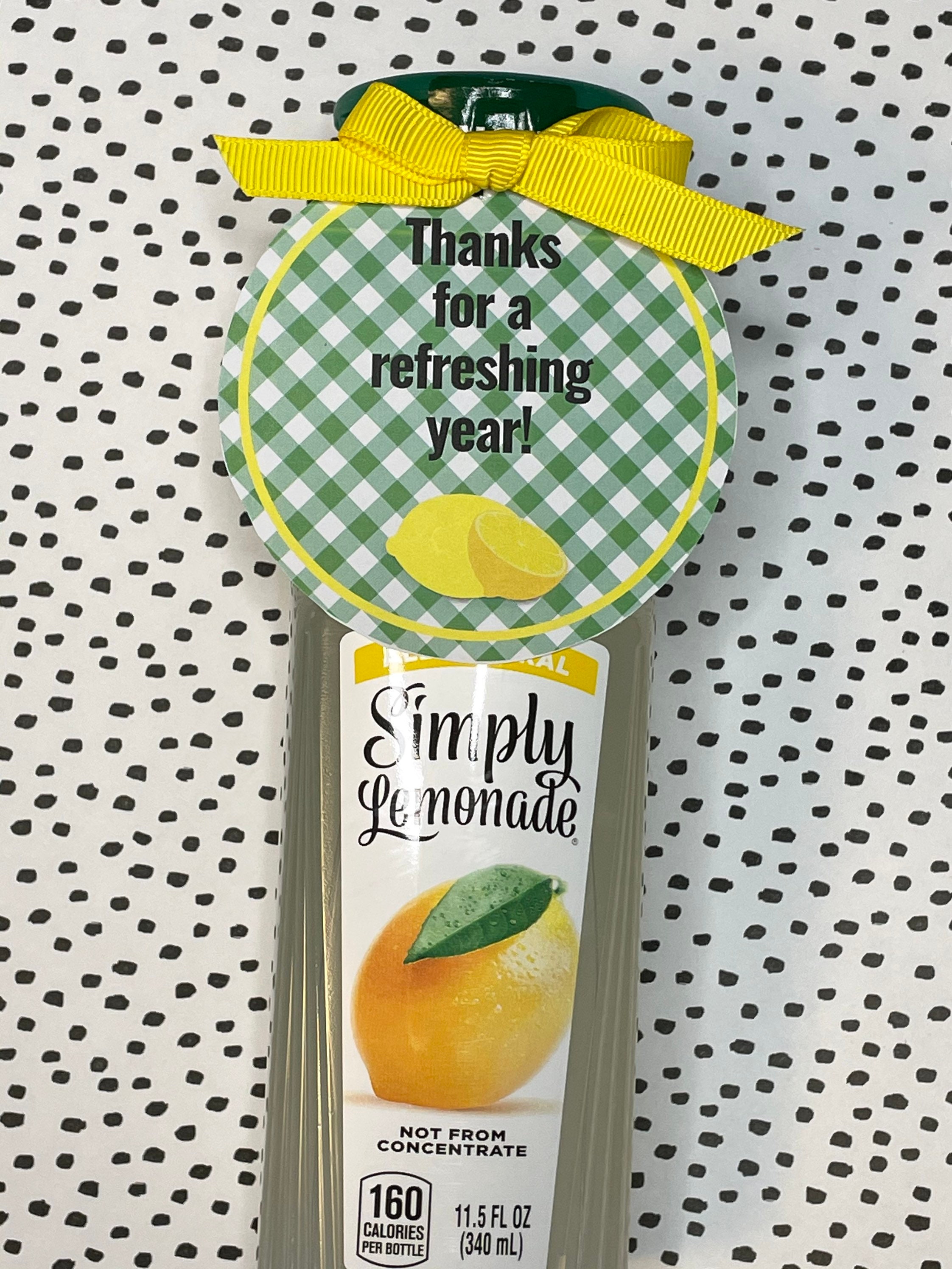 Lemonade Themed Teacher Appreciation Printable Tag Set: | Etsy