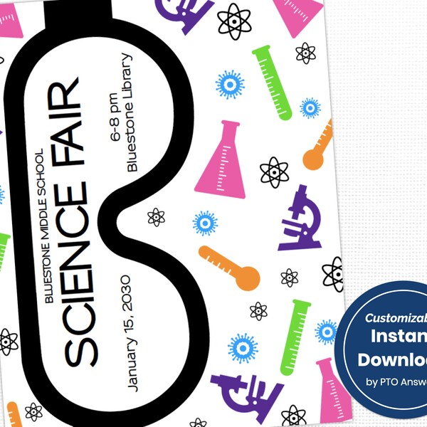 Science Fair Invitations - Etsy