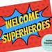 Super Hero Sign Set Printable Superhero Poster Wall - Etsy