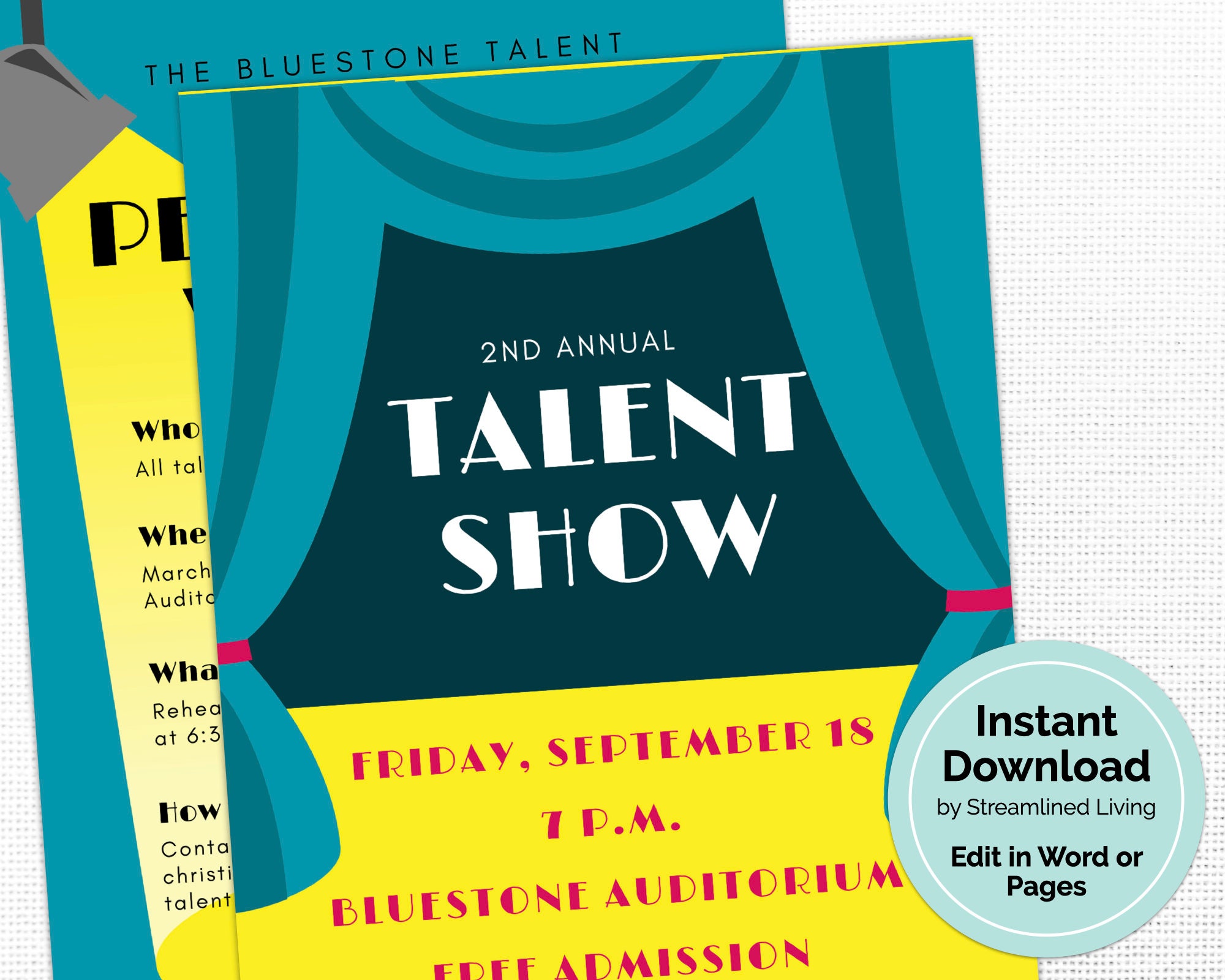 Variety Show Poster Template