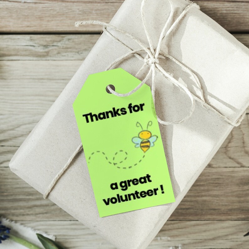 Thank You for a Being a Great Volunteer End of the Year - Etsy