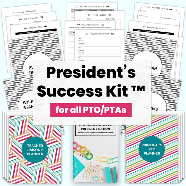 Pta President Binder - Etsy