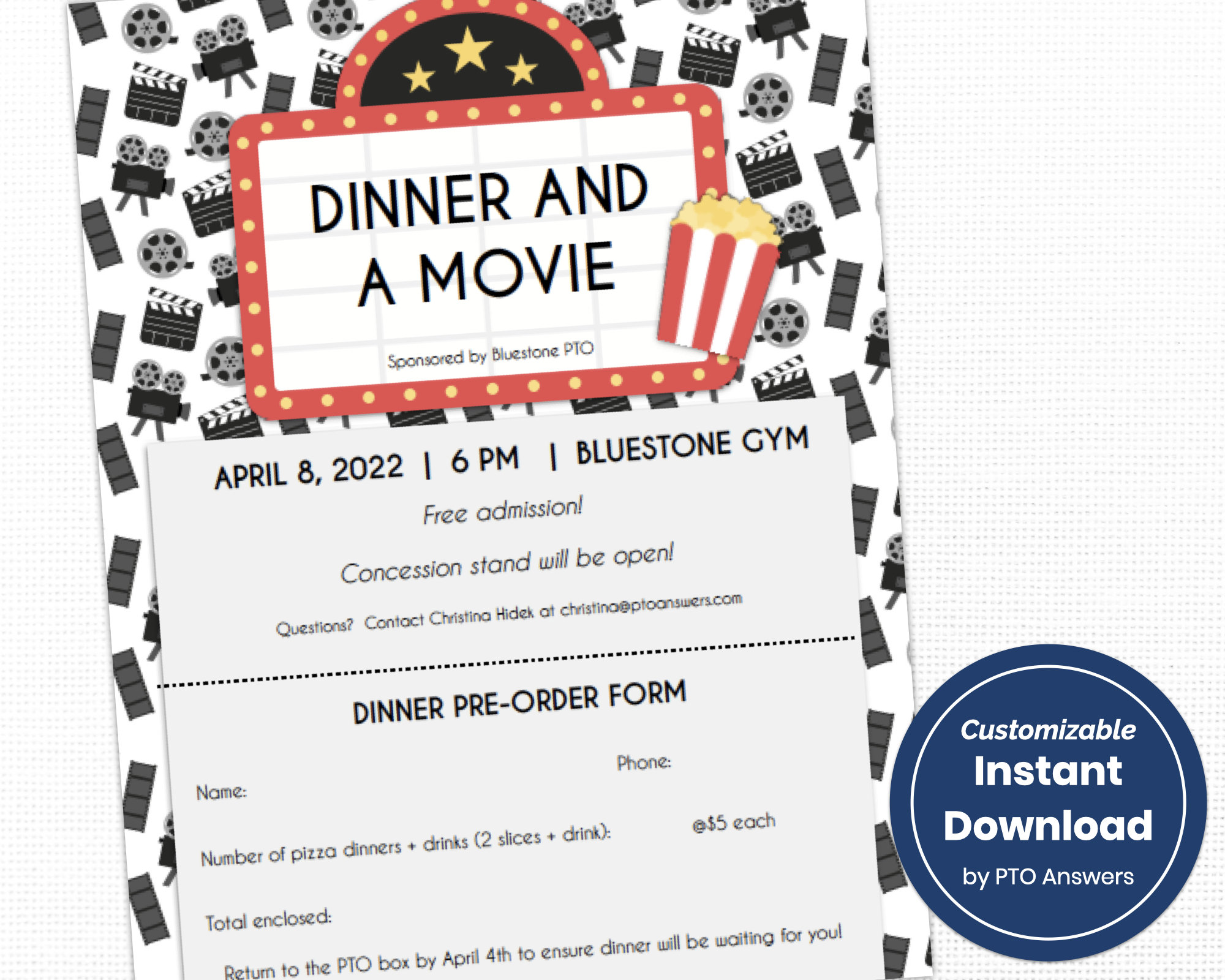Dinner And A Movie Logo