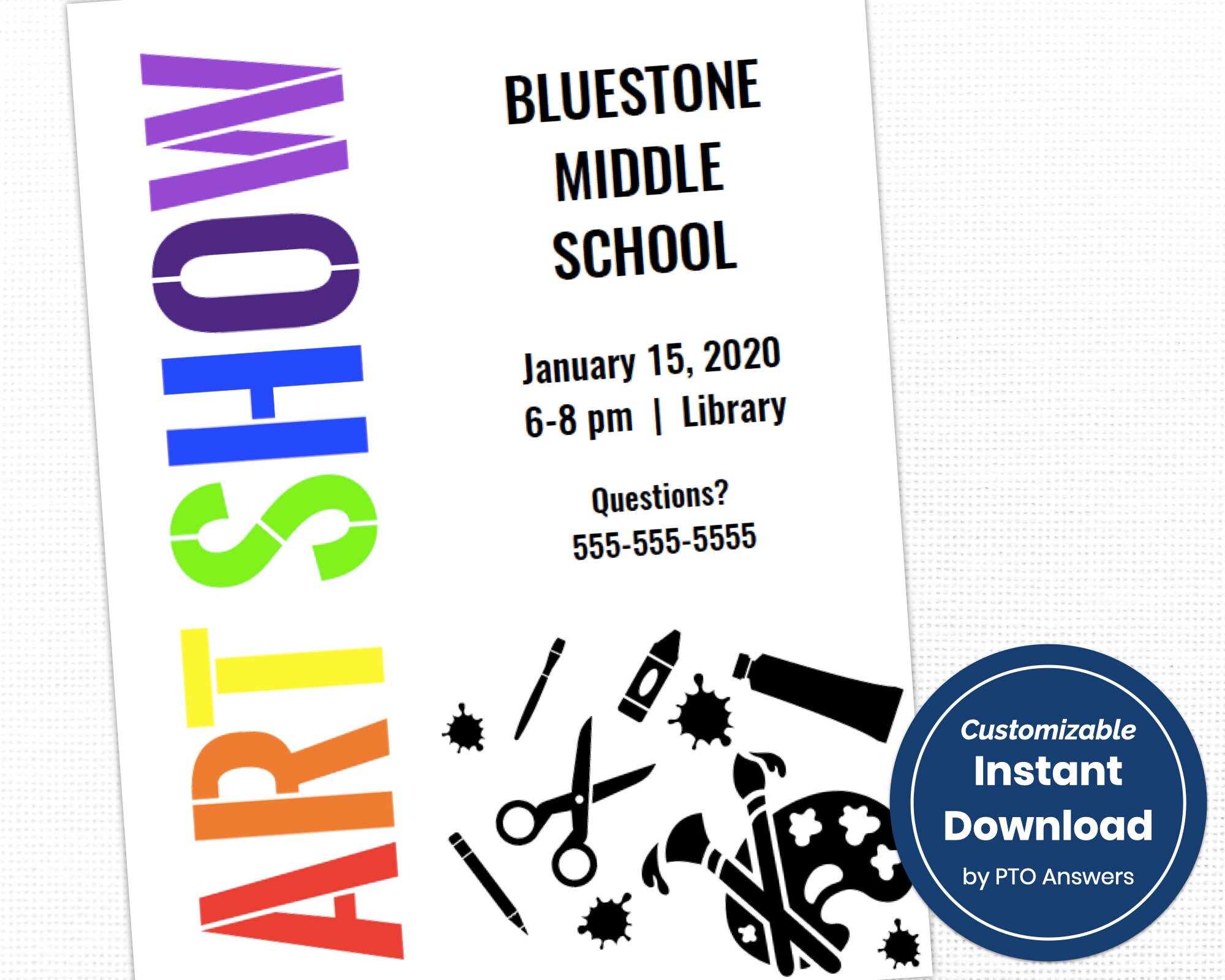 Art Show Poster Template