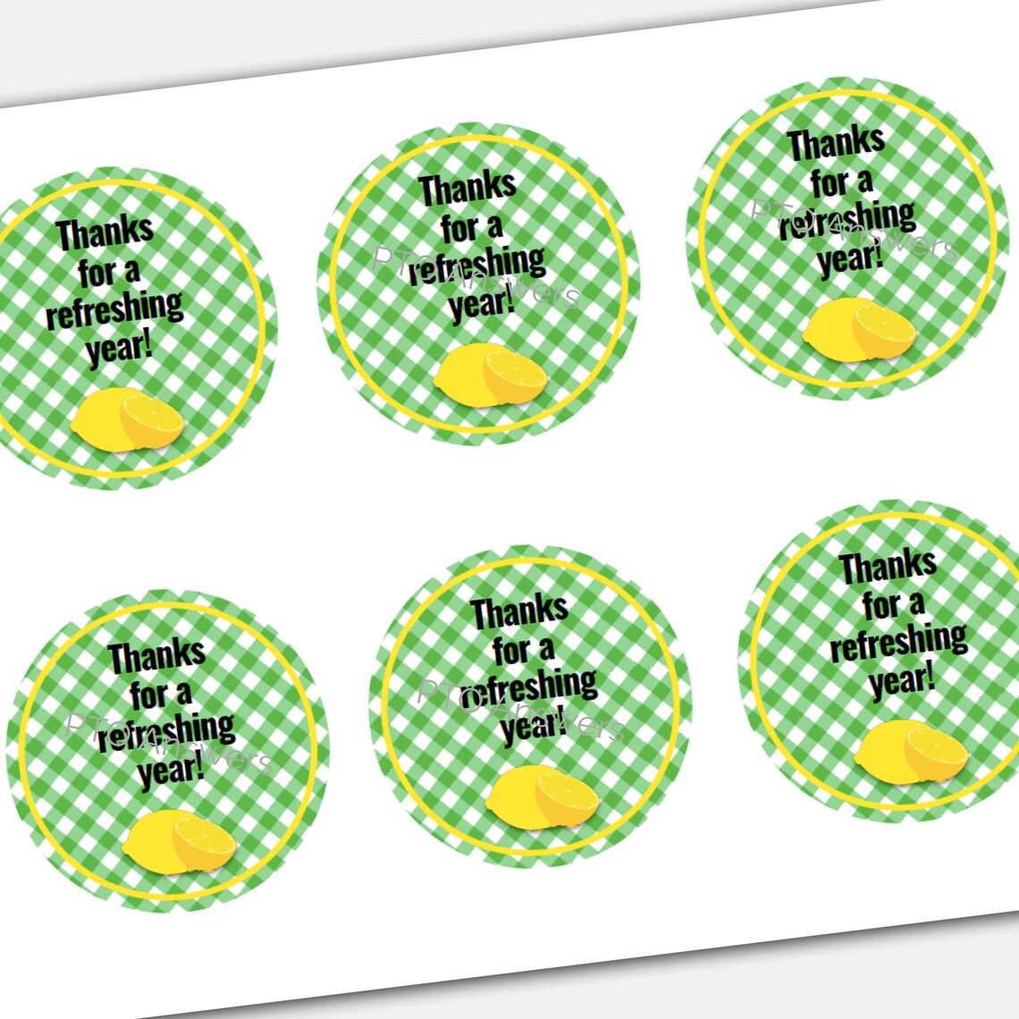 Lemonade Themed Teacher Appreciation Printable Tag Set: | Etsy