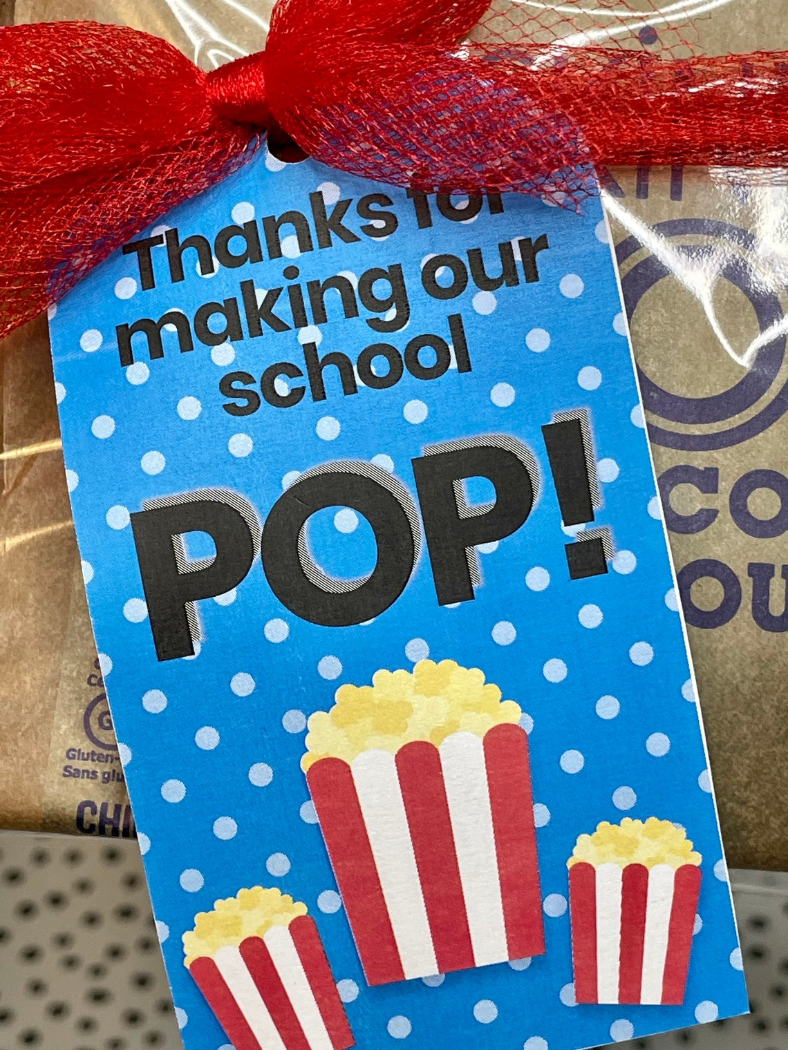 Thanks for Making Our School Pop Printable Thank You Tags: | Etsy