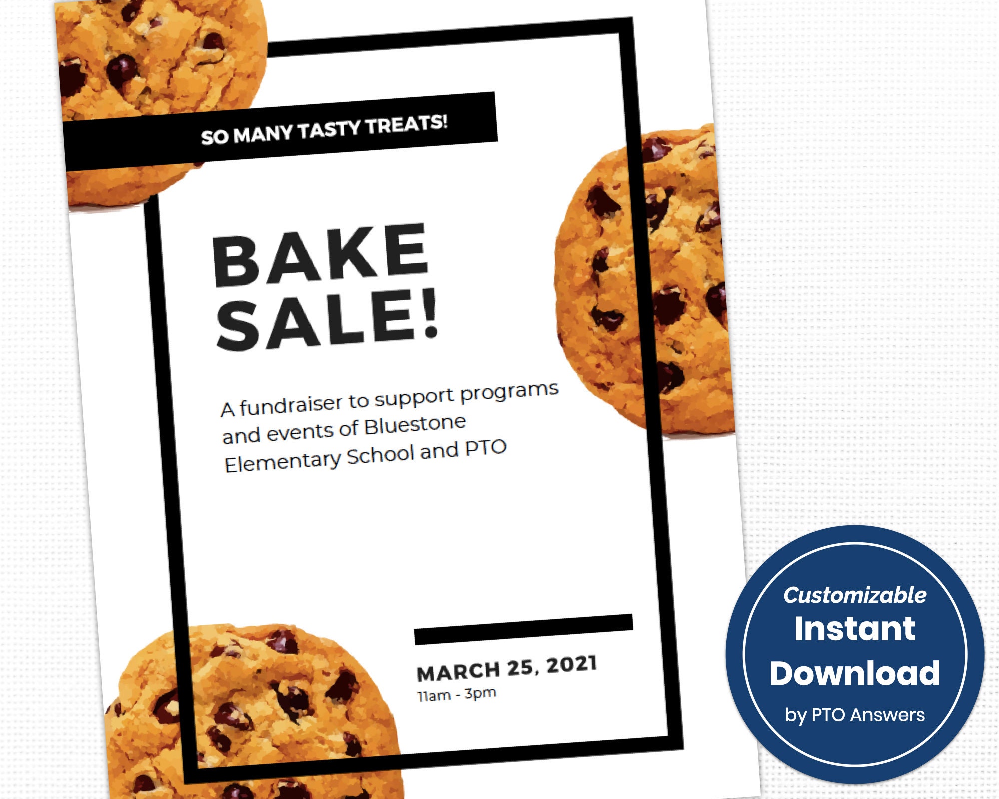 Bake Sale Sign Template